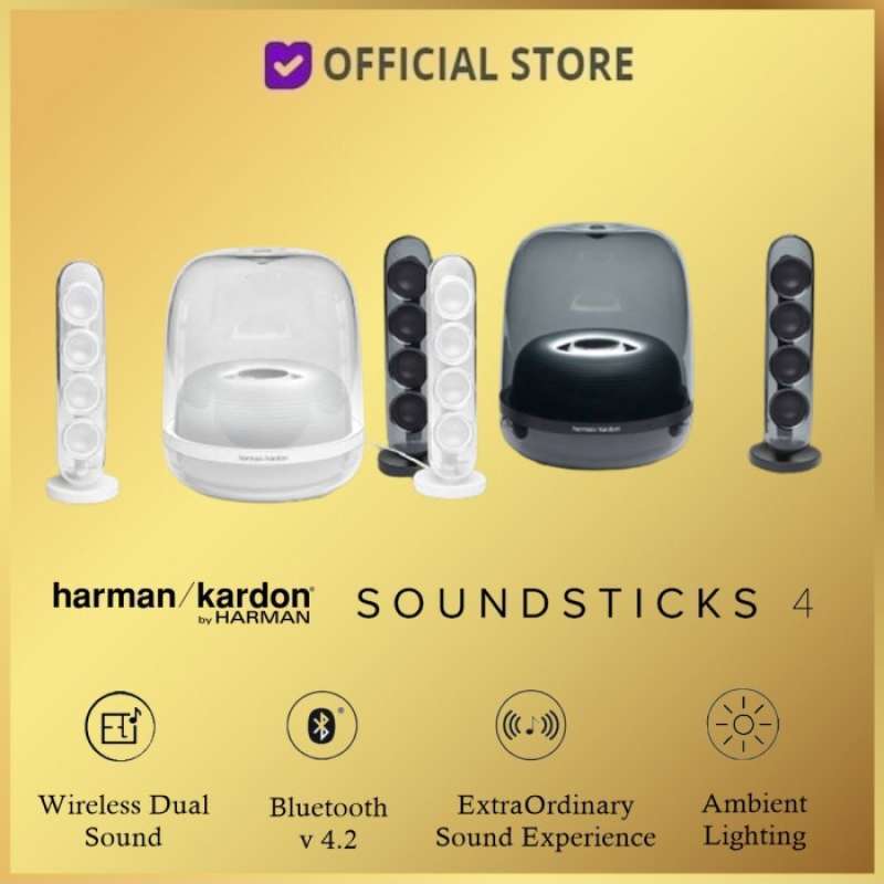 Promo HARMAN KARDON SOUNDSTICKS 4 HK SOUNDSTICK 4 BLUETOOTH SPEAKER ...