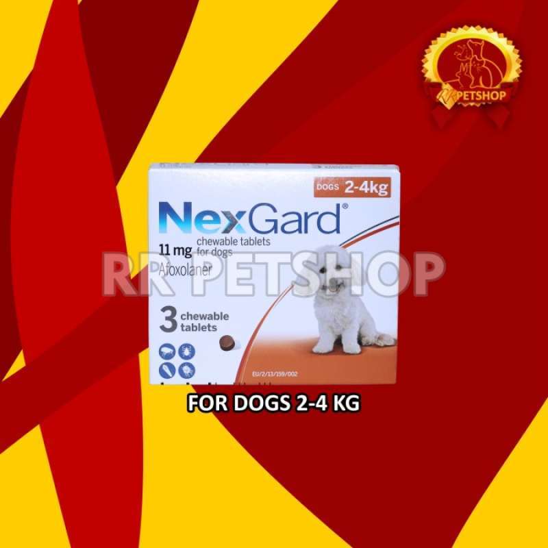 Promo Obat Kutu Tungau Demodex Anjing NexGard Tablet Diskon 23% di ...