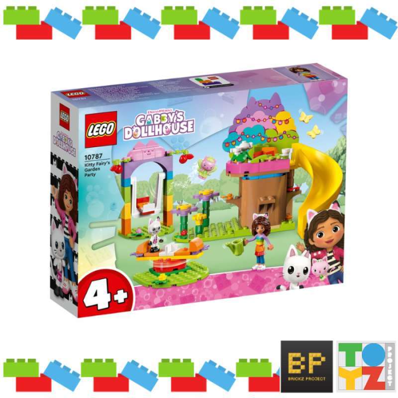 Jual LEGO 10787 Gabby's Dollhouse - Kitty Fairy's Garden Party Toy ...