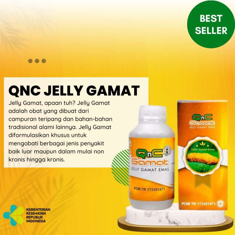 Jual QnC Jelly Gamat 100% Original Obat Herbal Untuk Segala Penyakit ...