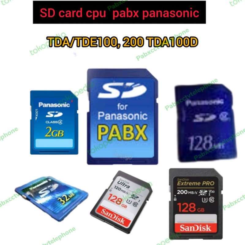 Promo Sd Card Cpu Untuk Pabx Type Tda100D Tda/Tde 100 200 600 Baru ...