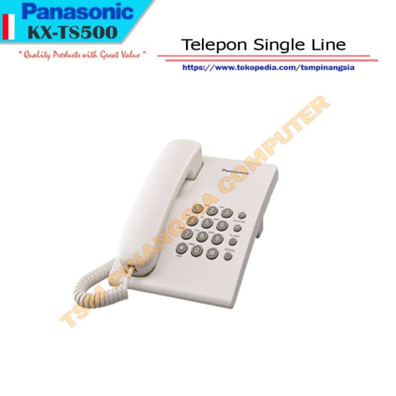 Promo Telepon Kx-Ts500 / Kx-Ts505 Pesawat Telp Rumah Single Line Baru ...