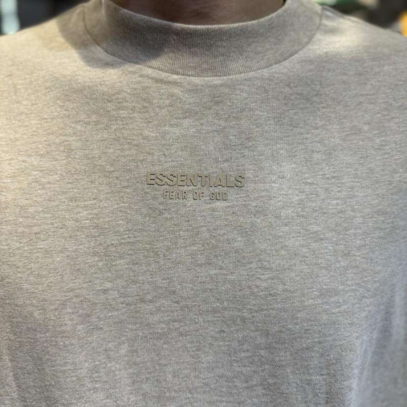 Jual Essentials FOG Core Gold Heather Tee Shirt Fear of God 100% ...
