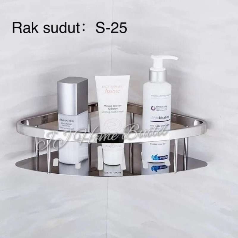 Jual Rak Tatakan Sabun/Rak Sudut Kamar Mandi Bano Stainless SUS 304 BCS ...
