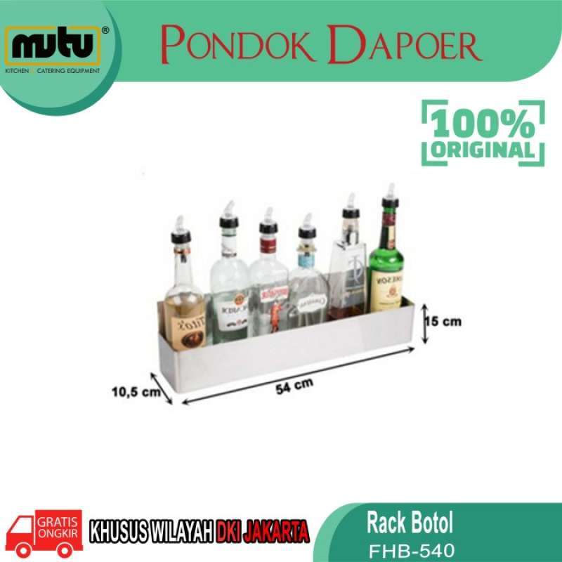 Jual Rak Tempat Botol Cafe | Rak Bumbu Dinding Dapur Food Hanging -FHB ...