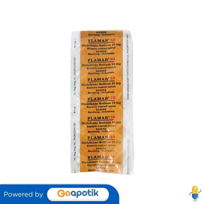 Jual FLAMAR 50 MG STRIP 10 TABLET di Seller Apotek Astreu Pharma Cakung ...