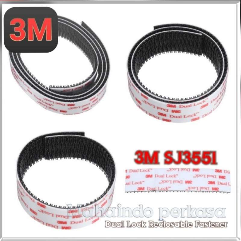 Promo 3M Dual Lock Reclosable Fastener 1 inch x 1 meter / Velcro Acc ...