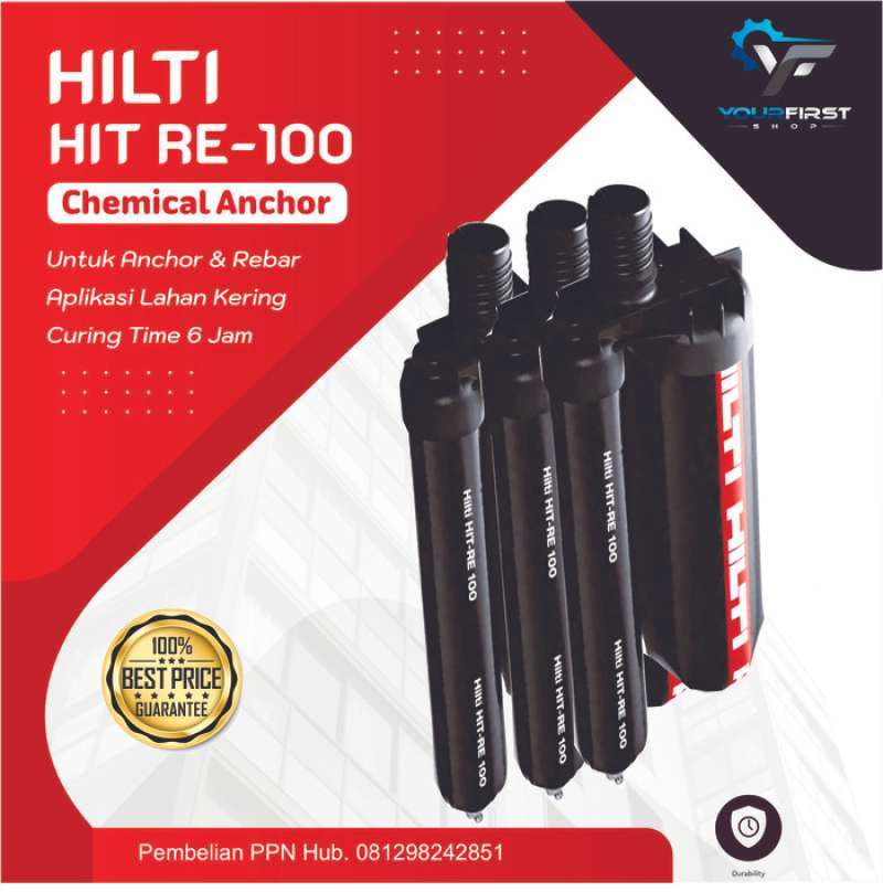 Promo Hilti Hit Re 100 / 500 Ml Lem Chemical Beton , Angkur & Rebar ...