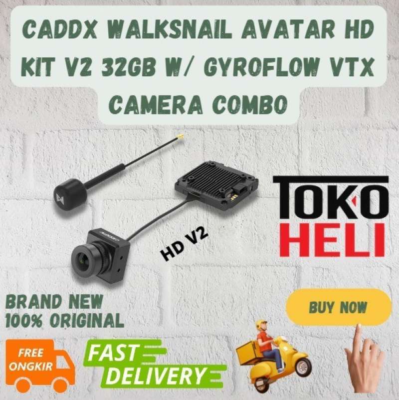 Promo Caddx Walksnail AVATAR HD Kit V2 32GB w/ Gyroflow VTX Camera Combo Diskon 23% di Seller ...