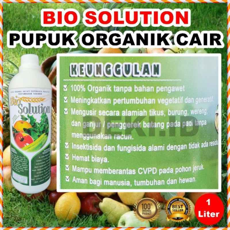 Promo Bio Solution 1 L Pupuk Organik Cair Poc Asam Amino Tanaman Diskon ...