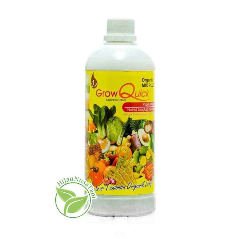 Promo Pupuk Organik Grow Quick MIX PLUS 1 liter - nutrisi tanaman ...