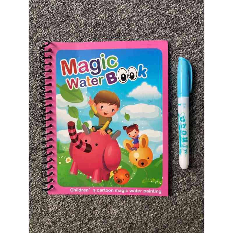 Promo Magic Book - Magic Water Book Kids - Buku Edukasi Anak - Buku ...