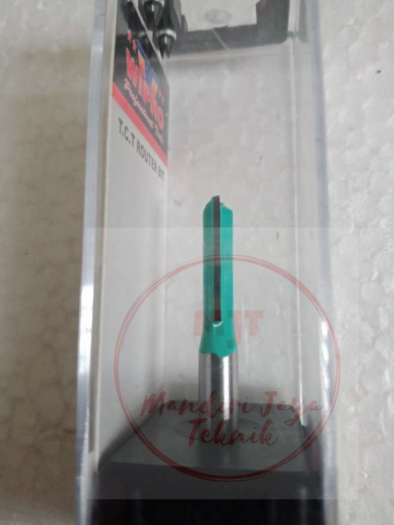 Jual Mata Profil Kayu Straight Bits 2 Flute 1/4 x 6mm (1/4) WIPRO di Seller Mandiri Jaya Teknik ...