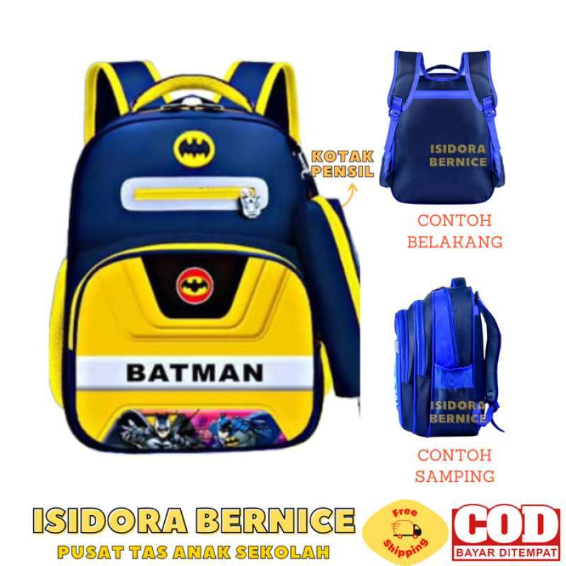 Jual Tas Sekolah Anak TK PAUD Laki Laki Gambar Terbaru - 1927 BETMEN di Seller Edumart Super ...