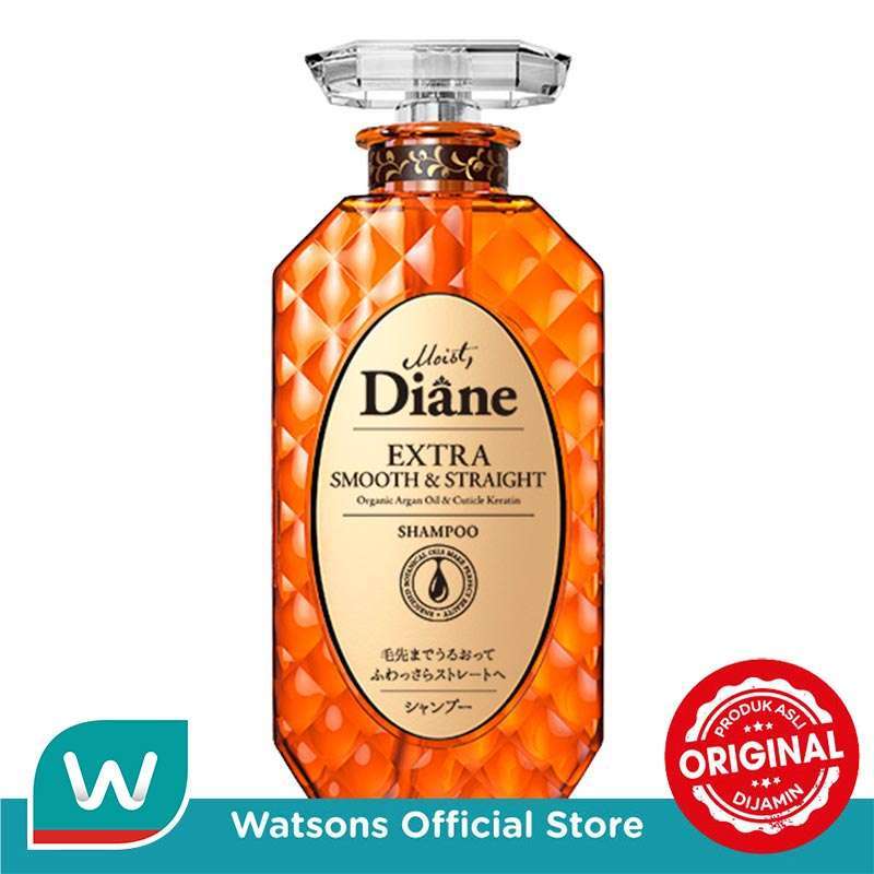 Promo Moist Diane Shampoo Extra Smooth & Straight 450ml Diskon 15% di ...
