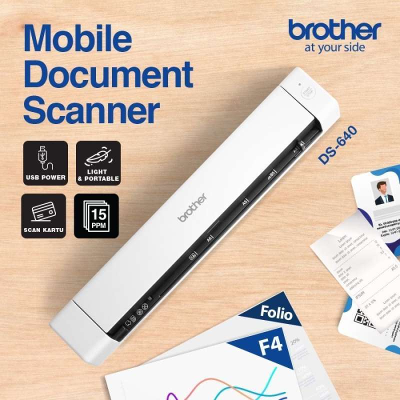 Jual Brother Scanner DS-640 Compact Mobile Document DS640 DS 640 di ...