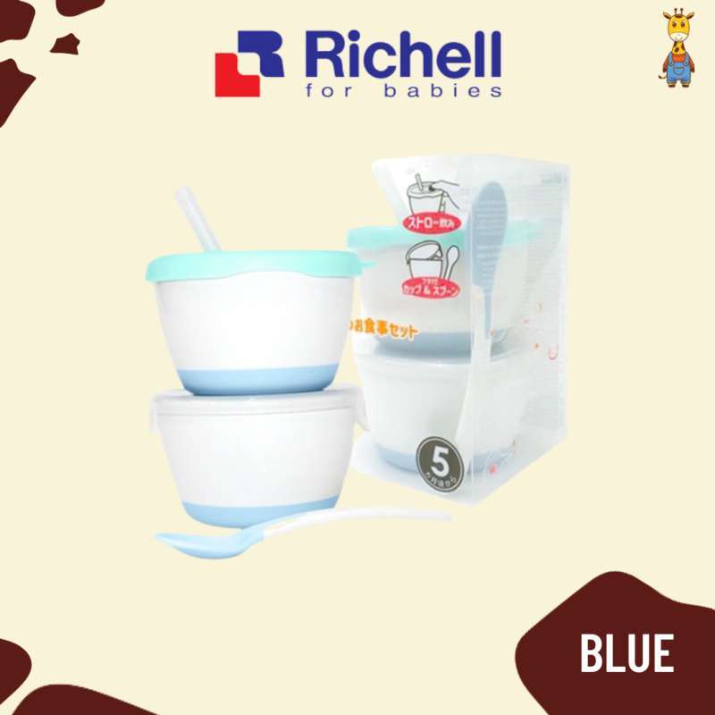 Jual Richell Meal Training Set - Gelas & Mangkok Bayi Di Seller Junior ...