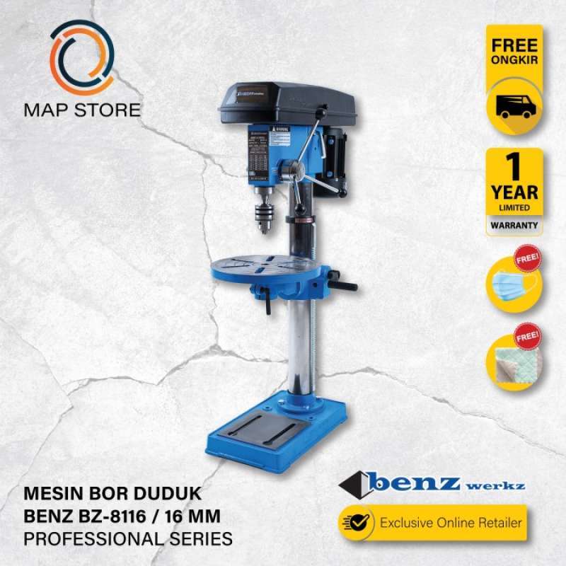 Promo Benz Bench Drill 16mm / Mesin Bor duduk Diskon 23% di Seller Rhmd ...