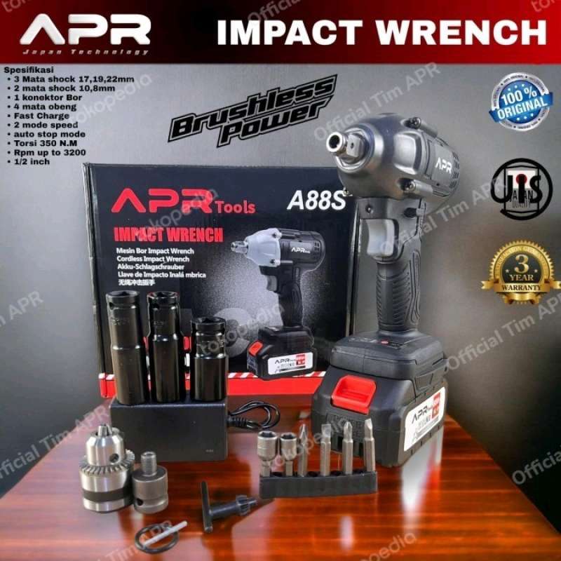 Promo Impact Wrench Cordless APR 48S JAPAN TECHNOLOGY Diskon 23% di ...