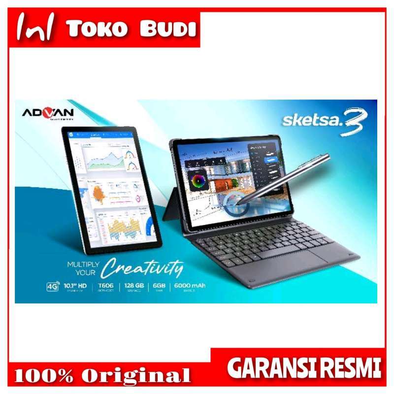 Jual Advan Tablet Tab Sketsa 3 6/128Gb Garansi Resmi di Seller Ini Toko Budi - Karet Kuningan ...
