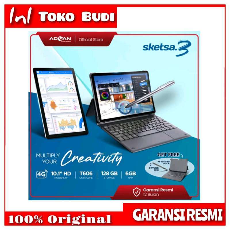 Jual Advan Tablet Tab Sketsa 3 6/128Gb Garansi Resmi di Seller Ini Toko ...