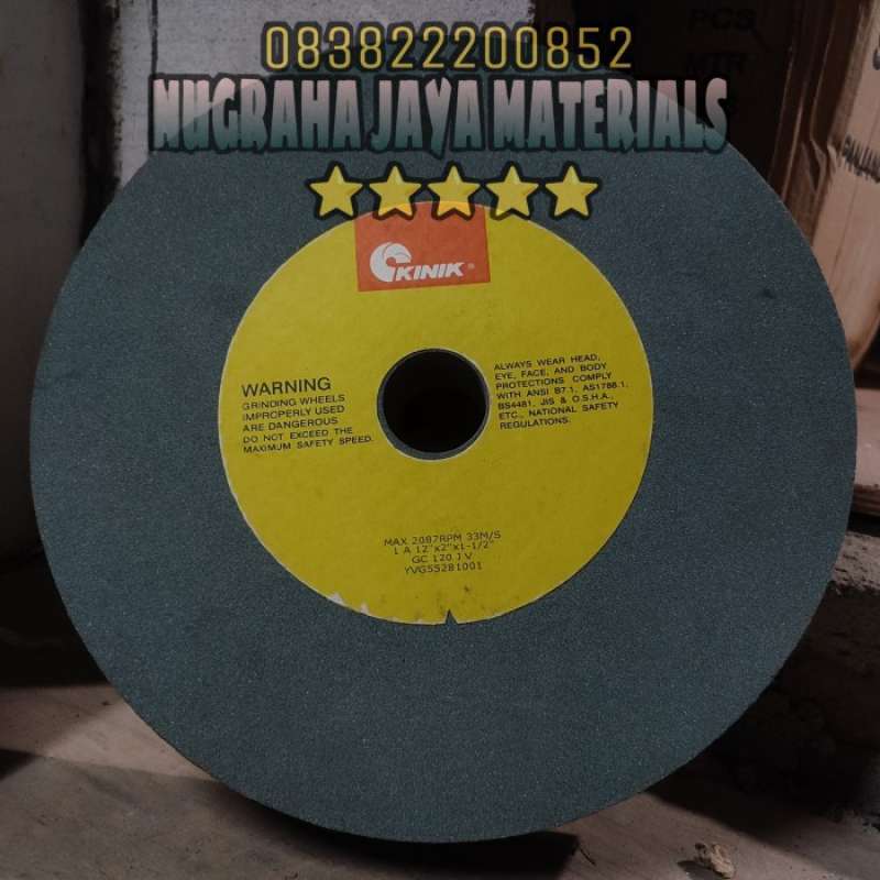 Promo KINIK Batu Gerinda 12 x 2 x 1-1/2 Inch KINIK Grinding Wheel GC ...