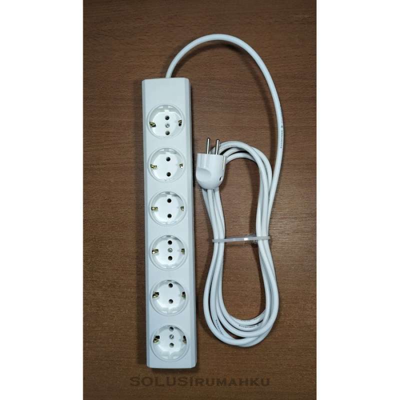Promo BROCO KABEL EXTENSION 6 LUBANG - 5 MTR SNI STOP KONTAK COLOKAN ...