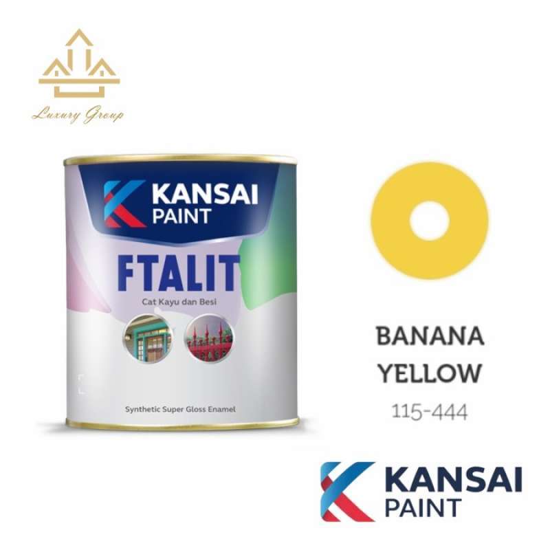 Promo Kansai Ftalit Gloss Banana Yellow 115-444 Cat Kayu Dan Besi 20 Kg ...