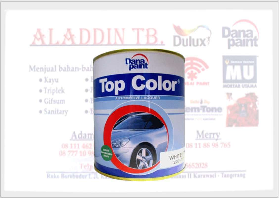 Jual Cat Duco Top Color Danapaint/ Black Doff 2833/ 1l 1 L Di Seller ...