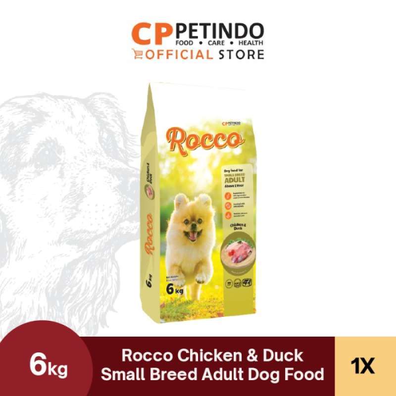 Promo 100% Produk Ori Rocco Chicken & Duck Small Breed Makanan Anjing ...