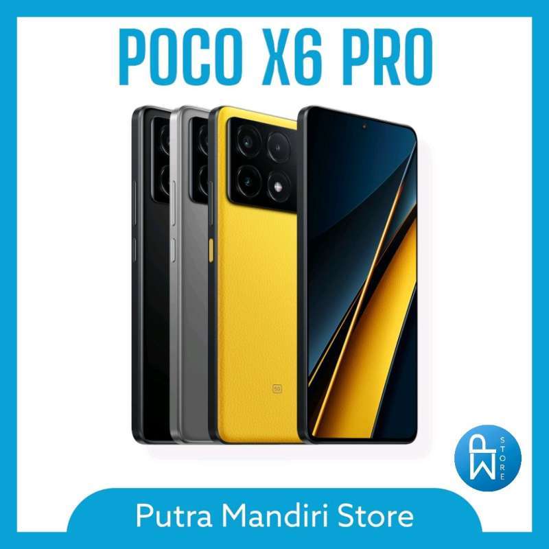 Jual Xiaomi POCO X6 Pro 5G Ram 12 512GB Garansi Resmi Yellow Di Seller Putra Mandiri Store