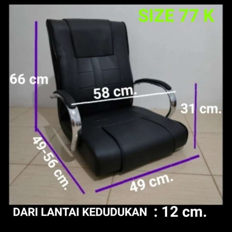 Promo New Kursi Lesehan Sandaran Jaring + Headrest - 33 Hitam Diskon 13 ...