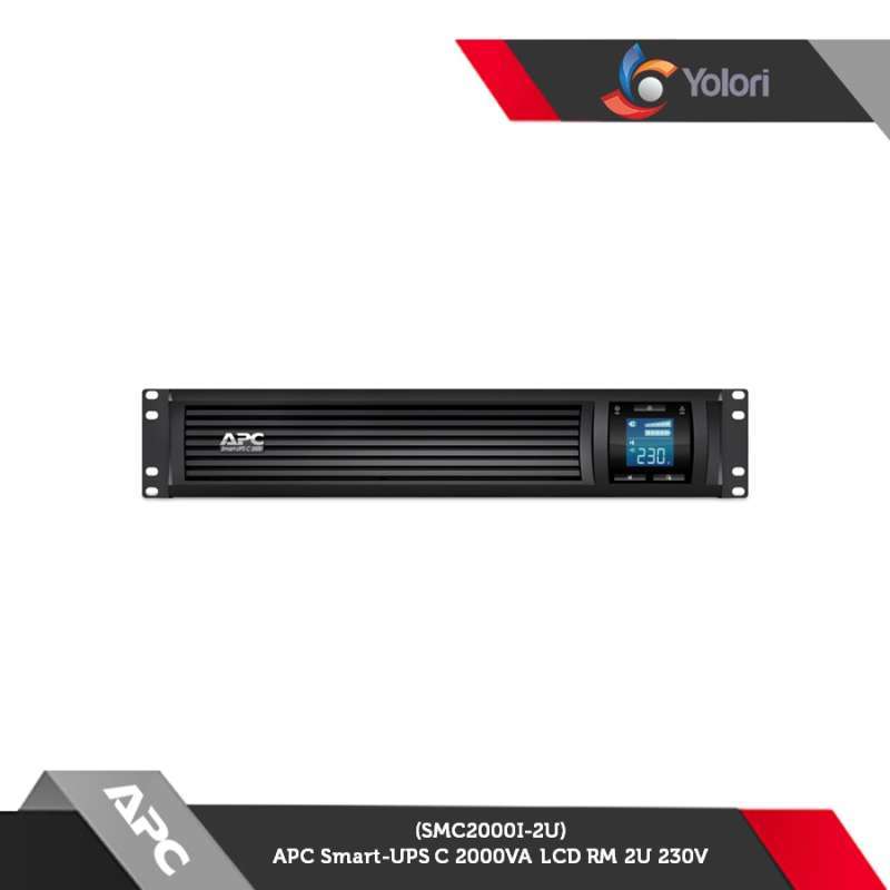 Jual APC Smart-UPS C Line Interactive 2000VA Rackmount 2U 230V SMC2000I-2U di Seller Yolori ...
