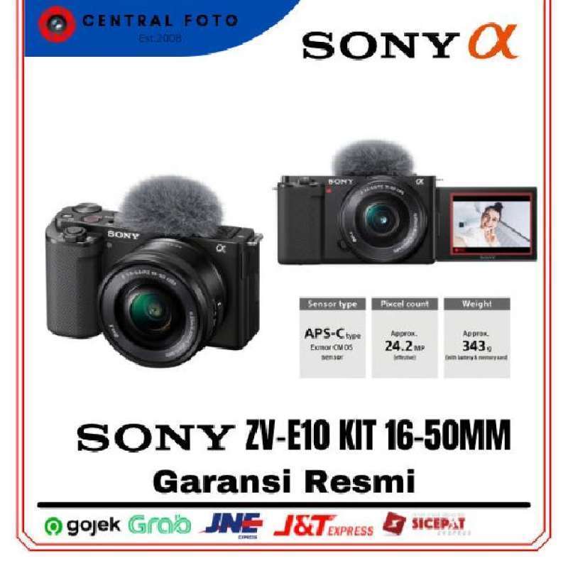 Jual Sony Zv E10 Kit 16-50mm Sony Zve10 Zv-e10 Kit 16 50mm Garansi ...
