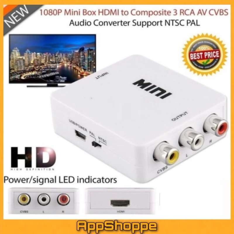 Promo SALE MINI HDMI CONVERTER RCA TO HDMI 2VA 1080P UNIVERSAL ... Promo SALE MINI HDMI CONVERTER RCA TO HDMI 2VA 1080P UNIVERSAL ...