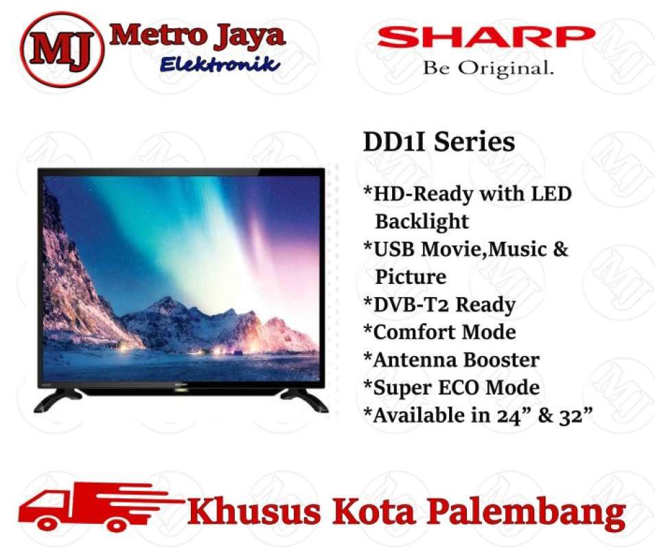 Jual LED TV SHARP AQUOS 32 Inch DIGITAL 2T-C32DD1i HD USB 2TC 32 DD1i ...