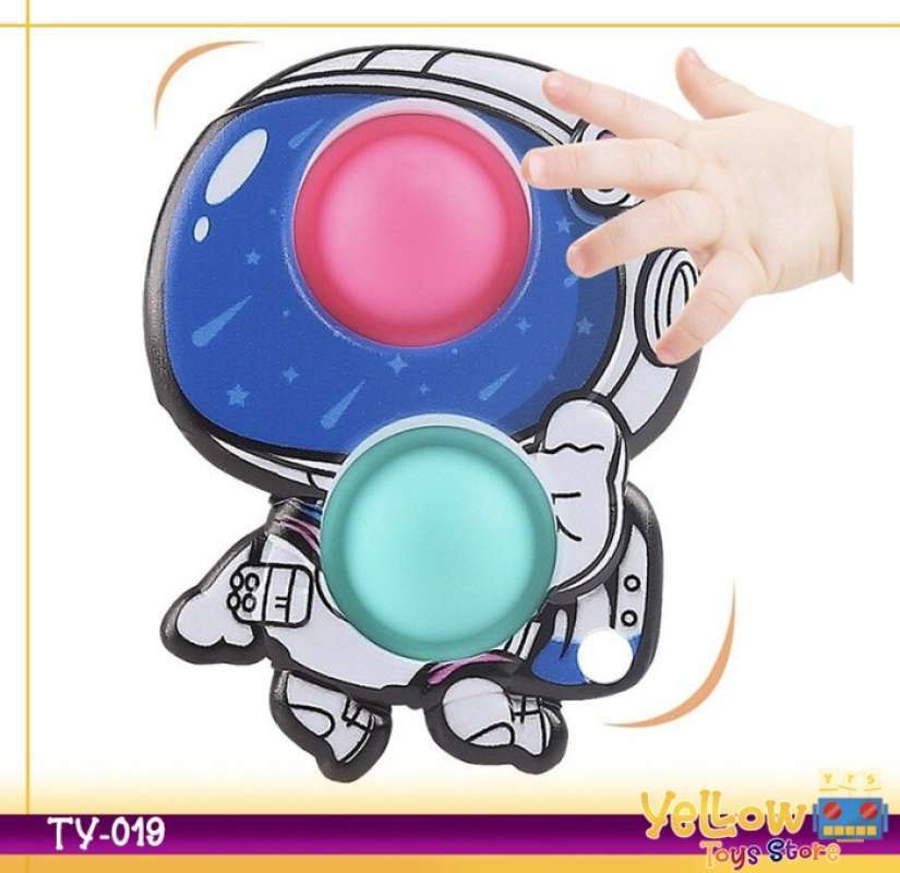 Promo FIDGET TOYS SENSORY SPACE PUSH BUBBLE SIMPLE DIMPLE UFO POP IT-TY ...