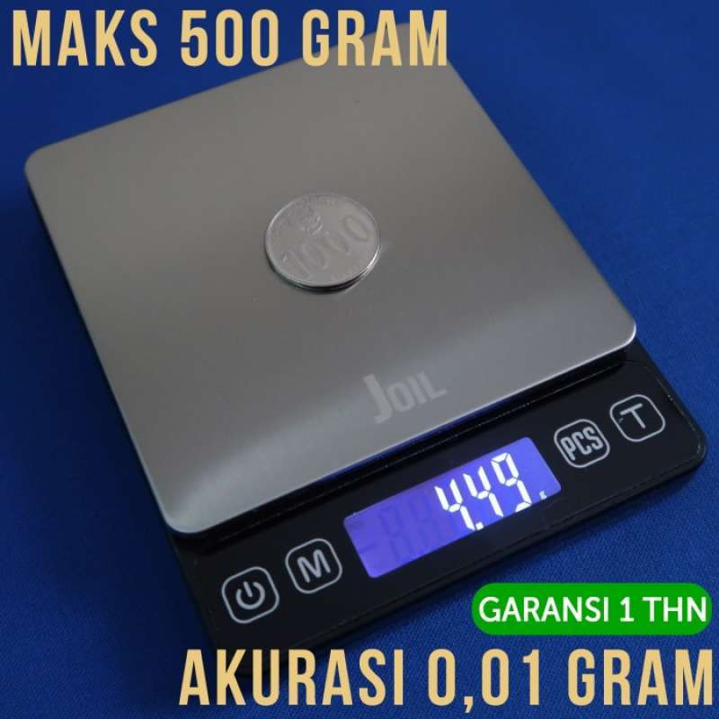 Promo SALE TIMBANGAN DIGITAL DAPUR KUE SUPER AKURASI 0.01 GRAM MAX 500 ...