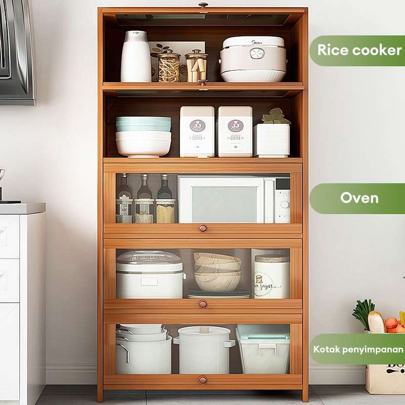 Promo Rak dapur/Rak penyimpanan mangkok/Rak Oven Microwave/Rak Kabinet ...