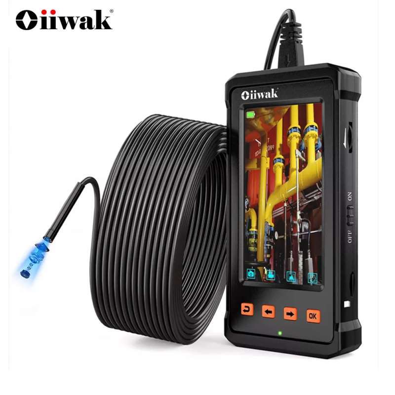 Promo 4.3 IPS Industrial Endoscope 8.5mm Mini Camera 1080P IP68 Waterof ...