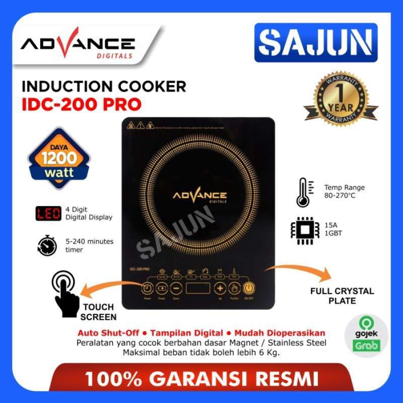Promo Baru Induction Cooker Advance Idc200 Kompor Induksi ...