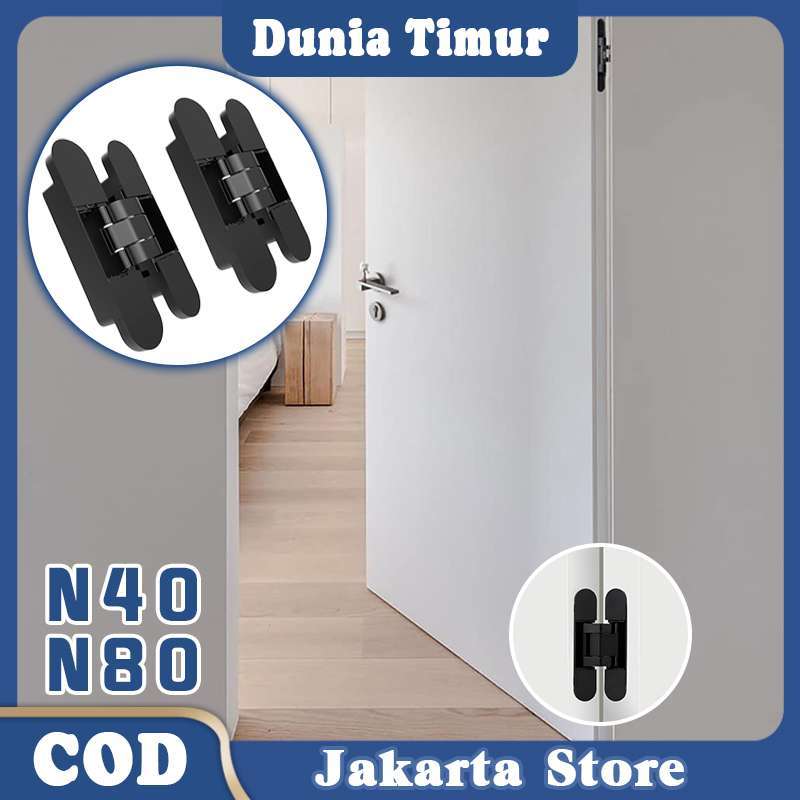 Promo 1Set Engsel Tanam Pintu Invisible Hinges Engsel Hinges Lipat ...