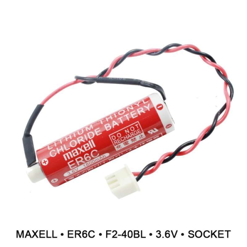 Promo Sale Baterai Lithium Maxell Er6c Aa F2 40bl 3 6v Socket Diskon