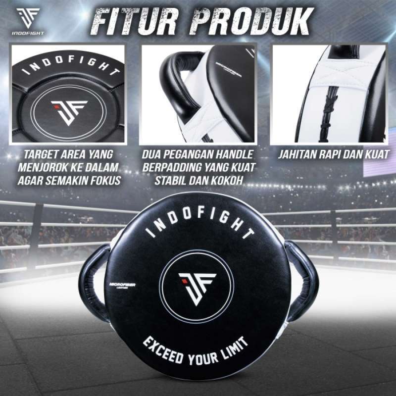 Jual POWER PAD BOXING HOOK FIGHT GEAR, ROUND SHIELD PUNCH, ROUND SHIELD ...