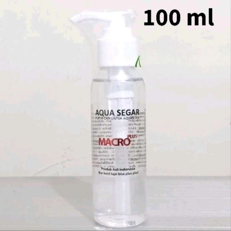 Jual aqua segar /pupuk cair 100 ml 250 ml AQ aquascape dgn varian lengkap - Macro 100 Ml di ...