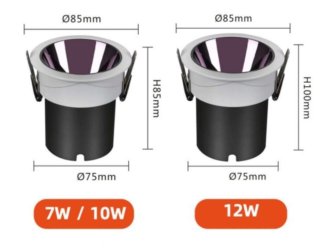 Promo AMC T02 COB LED DOWNLIGHT CRI RA 97+ LAMPU SOROT PLAFON SPOTLIGHT ...