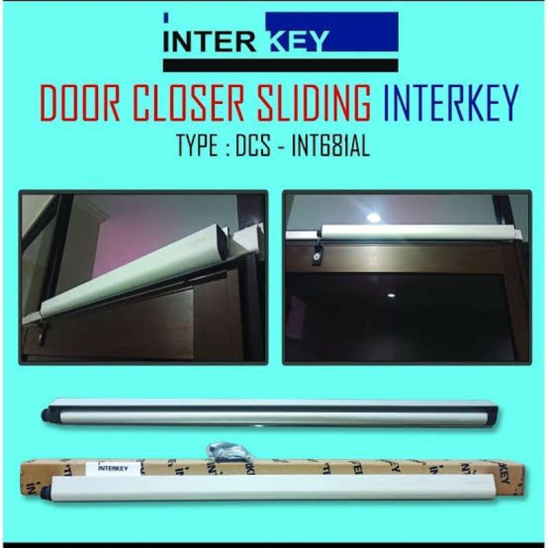 Promo Baru Door Closer Pintu Geser Set Inter Key Otomatis Diskon 8% di Seller Blark Fly Market ...