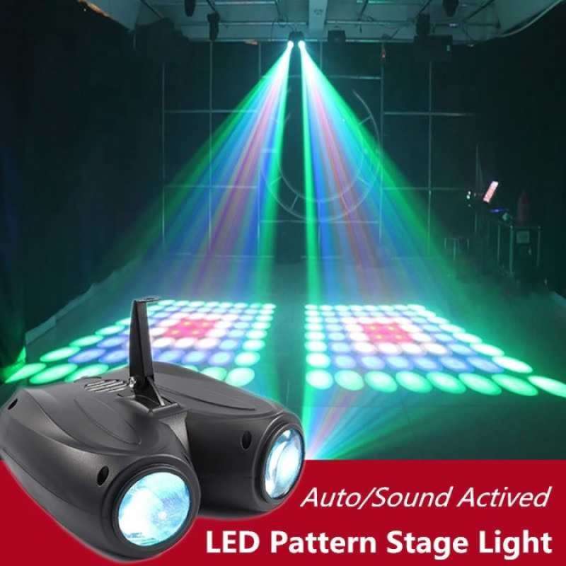 Promo LAMPU SOROT PANGGUNG LED AIR SHIP SENSOR SUARA RGBW 128 LED 20W ...
