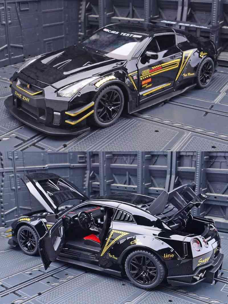 Jual Diecast Nissan GTR R35 Ukuran Besar Skala 1:24 Mobil JDM Koleksi ...