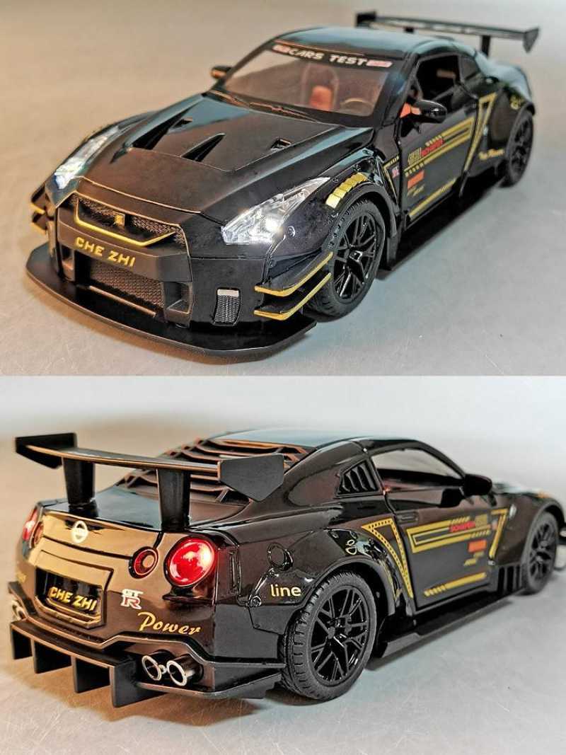 Jual Diecast Nissan GTR R35 Ukuran Besar Skala 1:24 Mobil JDM Koleksi ...